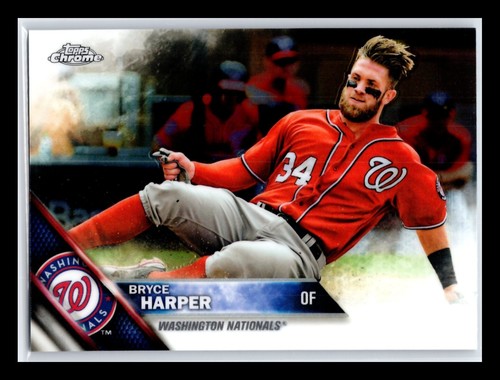 Bryce Harper 2016 Topps Chrome #200 - (2024 Philadelphia Phillies ...