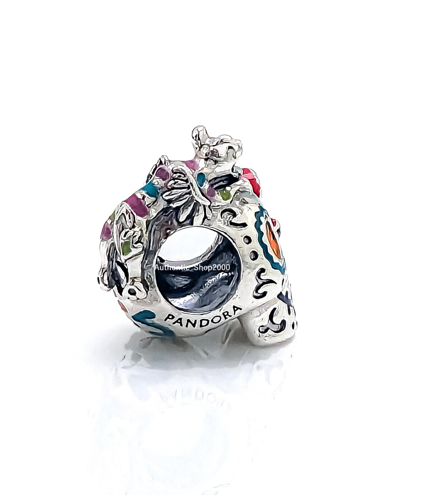 PANDORA Disney Pixar Coco Miguel & Dante Skull Glow-in-the-dark Charm ...