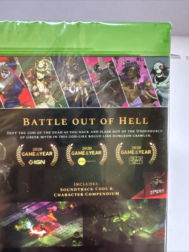 Hades Xbox Series X . XBox One. 4K Ultra HD Video Game Sealed ...