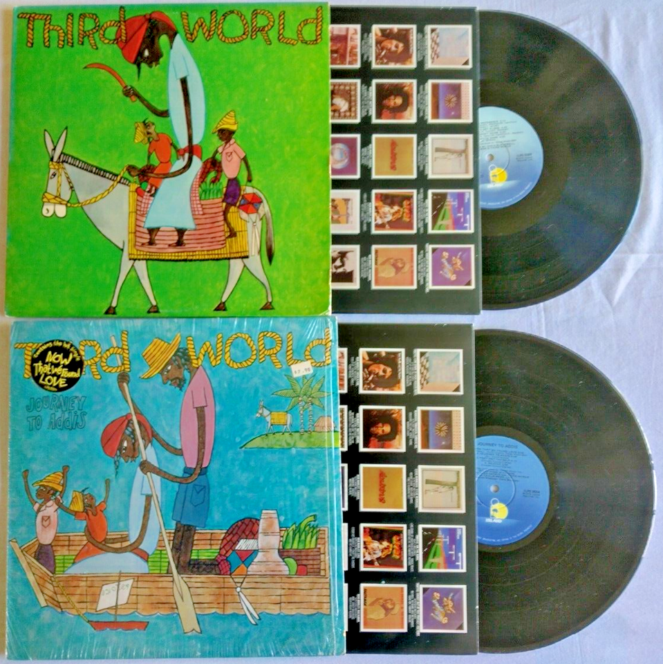 vintage set of THIRD WORLD vinyl LP JOURNEY to ADDIS & Self Titled ...