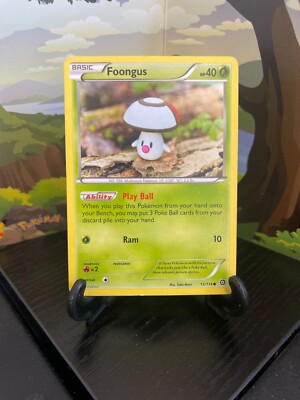 Foongus 12/114 - Steam Siege - Common - Pokemon TCG Card - HP | eBay