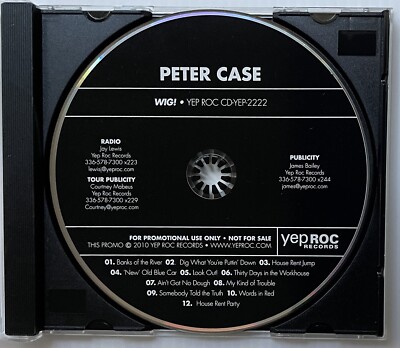 Peter Case Wig! Full Length Promo Advance CD Plimsouls Yep Rock CDYEP ...