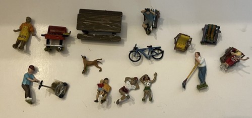 ho scale backyard/outdoor figures 14 pcs | eBay