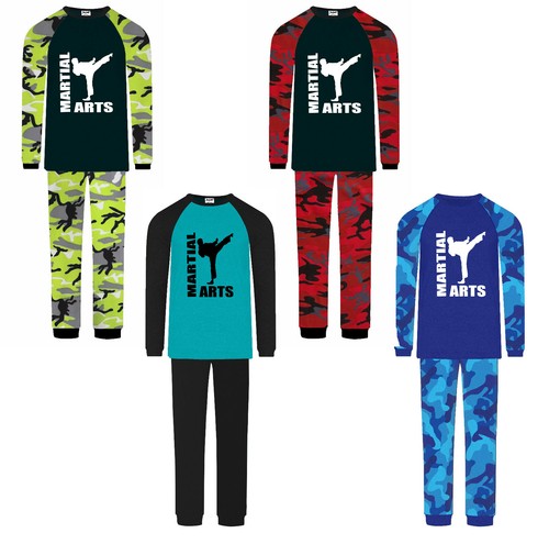 JUJAK BOYS MARTIAL ARTS PYJAMAS PJS JUDO KARATE TAEKWONDO | eBay