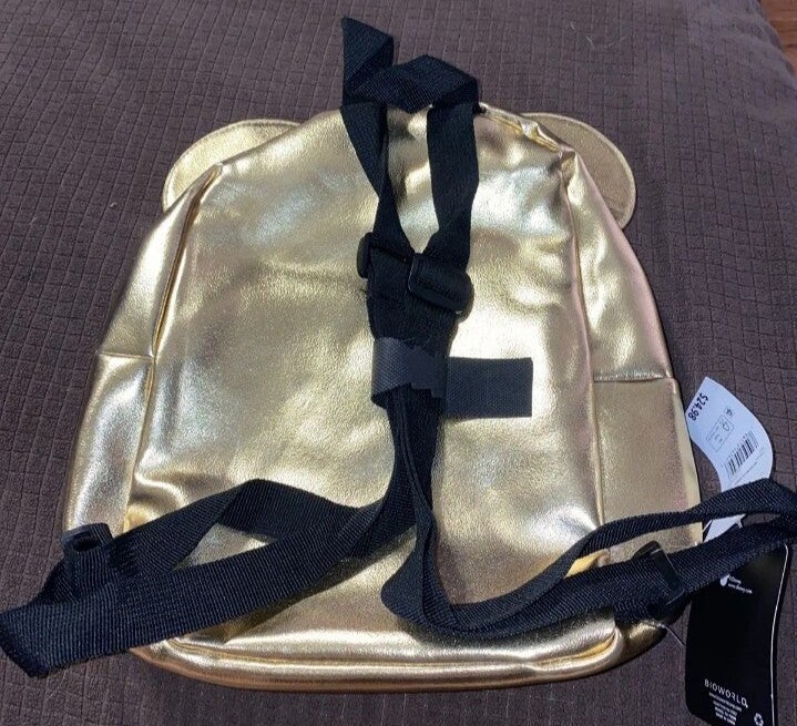 Disney Mickey Mouse Mini Backpack Gold Bioworld | eBay