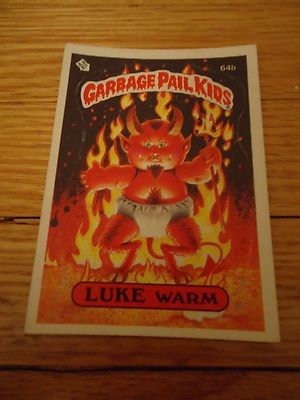 Garbage Pail Kids Series 1985 2 2nd 64b Luke Warm Trading Card | eBay