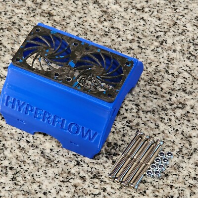 XMAXX DUAL HIGH POWER RC COOLING FAN MOUNT TWIN 40MM TRAXXAS X MAXX | eBay