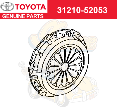3121052053 Toyota Genuine COVER ASSY, CLUTCH 31210-52053 | eBay
