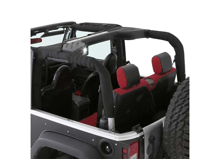 Smittybilt 5666101 07-18 Wrangler (JK) 2 Door Molle Roll Bar Padding ...