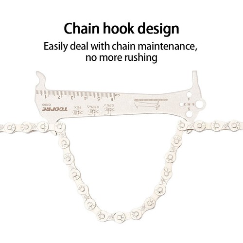 Bike Chain Wear Indicator 3 In 1 Chain Checker Ruler Portable Caliper ...