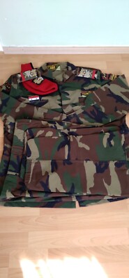 SYRIAN Army 90s genuine Vintage camouflage uniform set camo bdu 2 | eBay