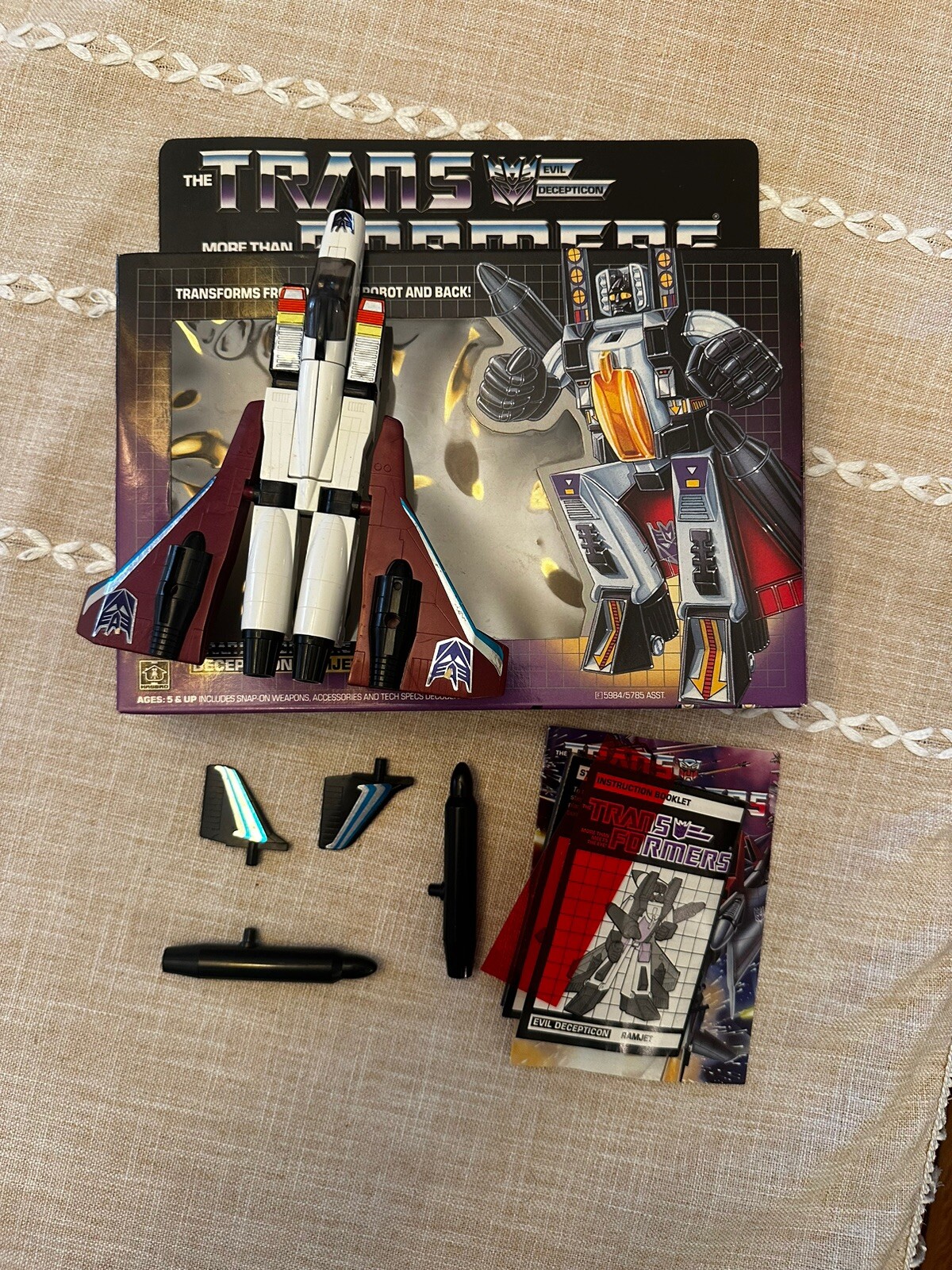 Transformers G1 Reissue Decepticon RAMJET MISB New Toys | eBay