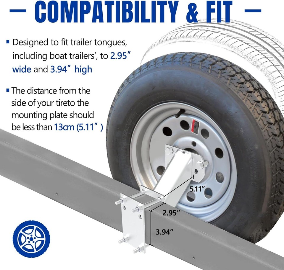 Spare Tire Mount Bracket | Side Mount Utility Spare Tire Carrier for ...