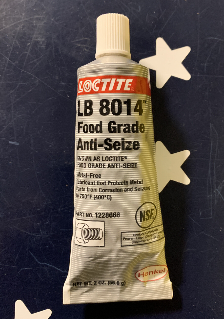 Loctite LB 8014 Food Grade Anti-Seize 2oz Tube 1228666 | eBay