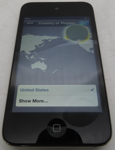 Apple iPod Touch 4th Gen 16GB Black *SCREEN BURN IN/PARTS/WIPED*Read ...