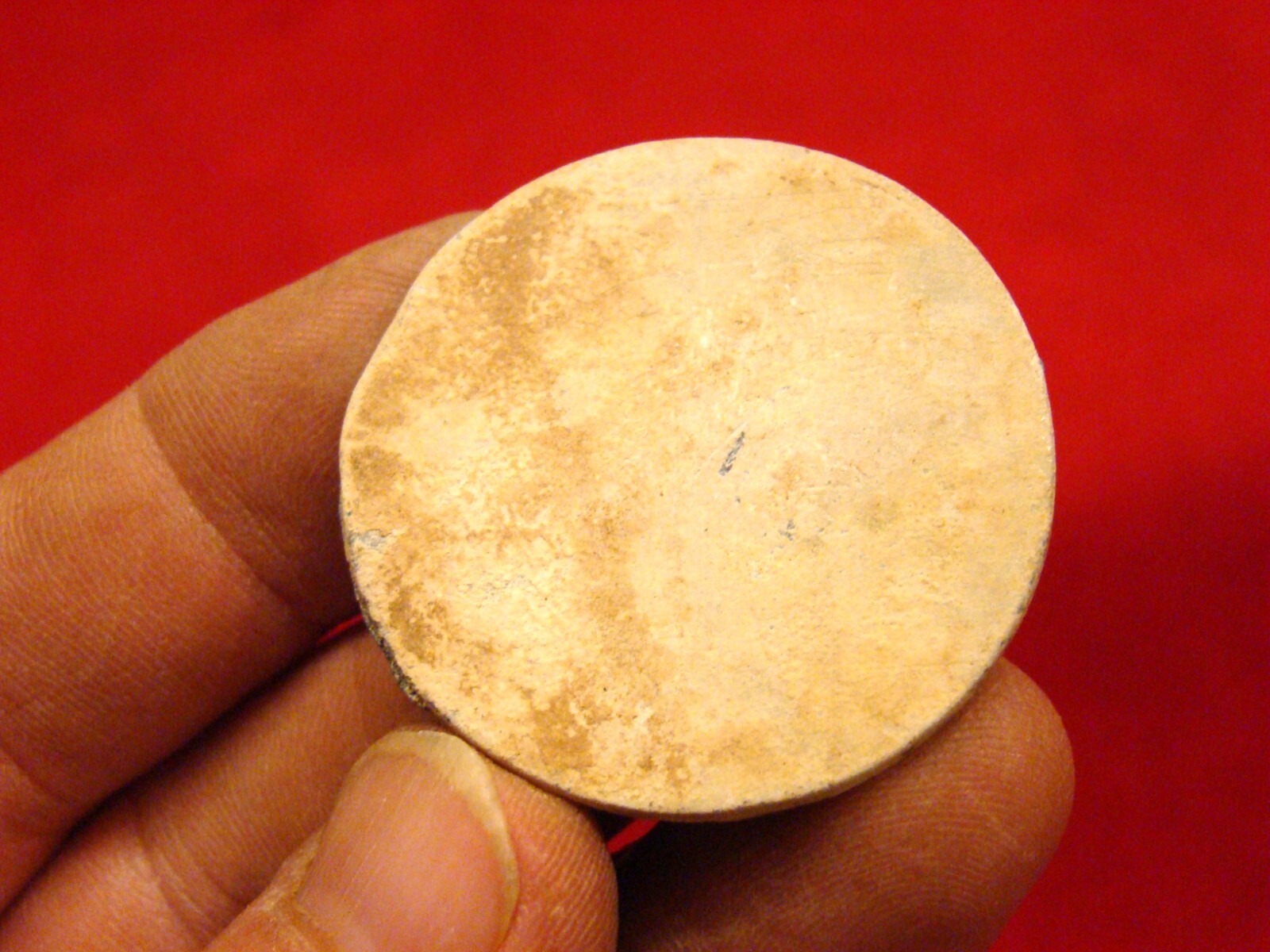 DUG POKER CHIP MADE FROM A FLATTENED LEAD BULLET- WELL MADE | eBay