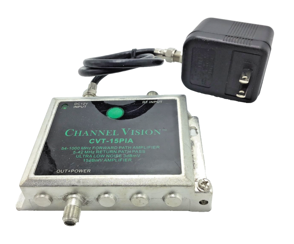 Channel Vision CVT-15PIA 15db Broadband Power Amplifier with Power ...