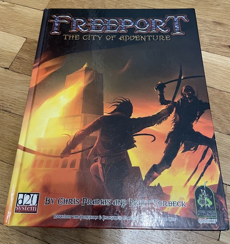 Dungeons & Dragons: The Freeport City of Adventure HC w/map D20 Green ...