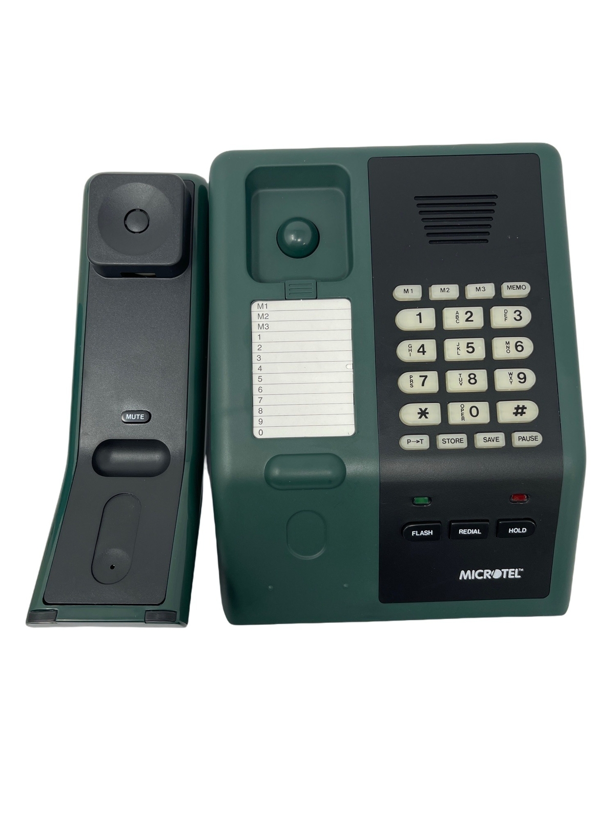 New Vintage Microtel Concorde Plus Telephone Green Retro Futuristic ...