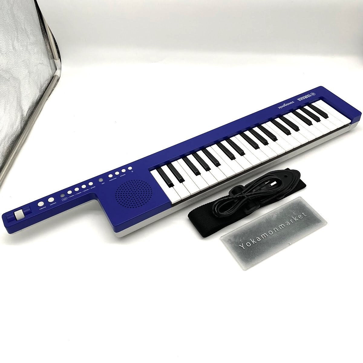 Yamaha SHS-300BU SonoGenic Mini Keytar Blue 37 Keys with Strap SHS300BU ...