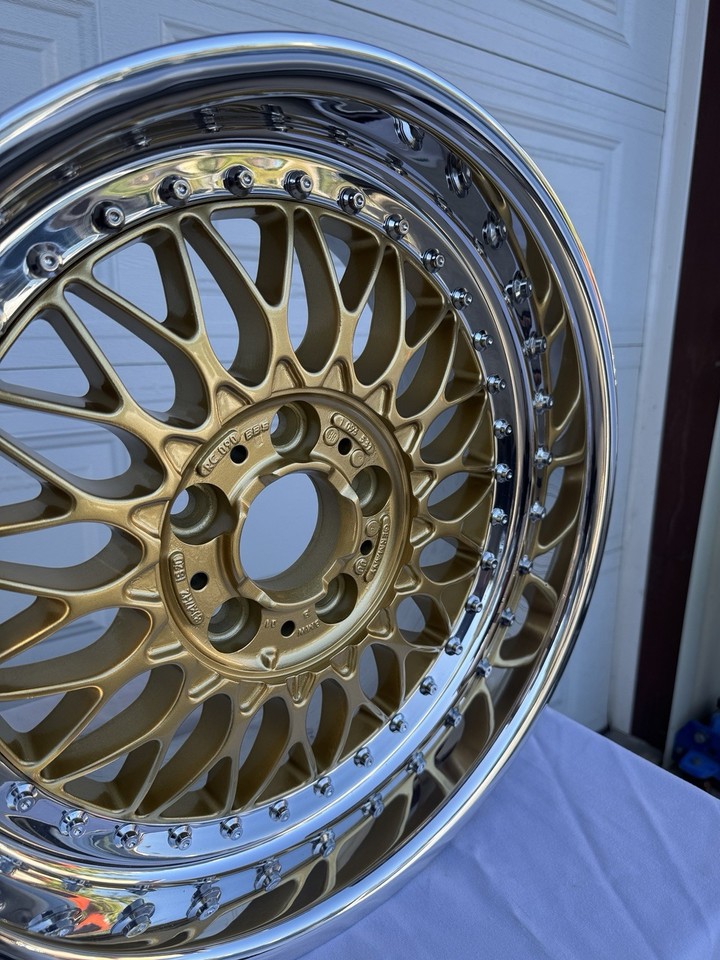 BMW 17x8 BBS Style 5 OEM Wheels E39 E46 E36 E34 E28 E30 M3 RC090 gold ...