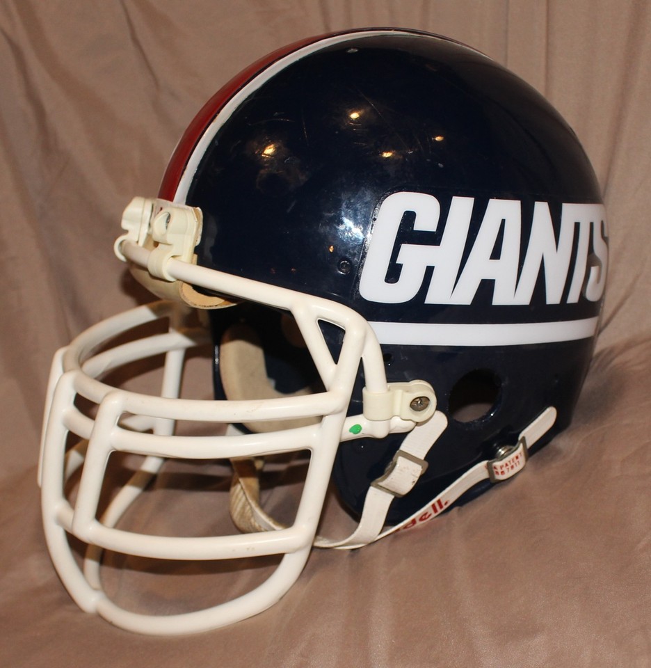 1978 NEW YORK GIANTS, BRAD VAN PELT STYLE, RIDDELL PAC-3 FOOTBALL ...