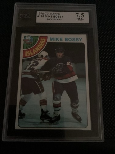 1978-79 NHL Topps #115 Mike Bossy RC / Rookie Card / Graded KSA 7.5 ...