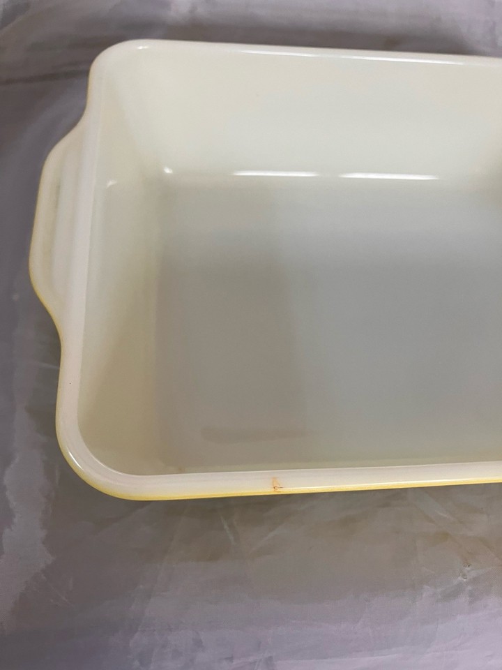 Vintage Pyrex Yellow Refrigerator Dish Ovenware 503-B 8x6 No Lid | eBay