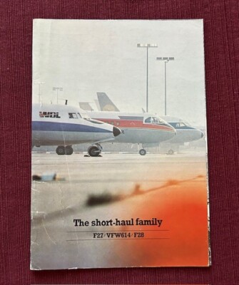 Fokker VFW 614 1976 Brochure | eBay