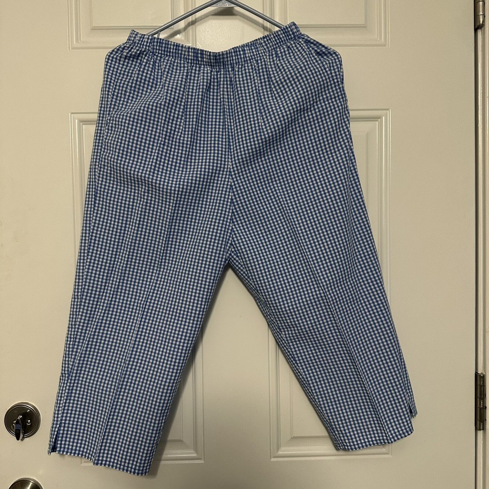 BLAIR Blue Checkered 2 PC SET, SIZE PS | eBay