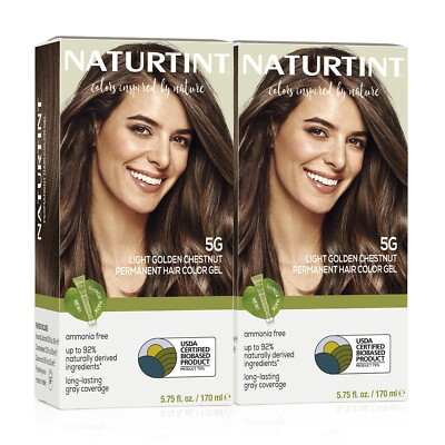 Naturtint Permanent Hair Color - 5G Light Golden Chestnut 5.07 Fl Oz ...