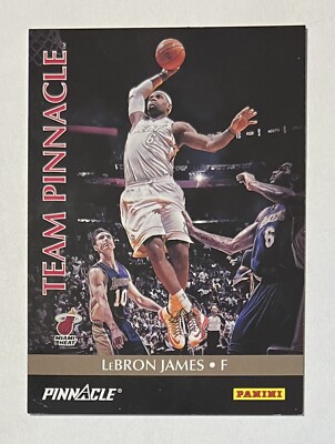 Lebron James Damian Lillard 2013 Panini Pinnacle TEAM PINNACLE Card #2 ...