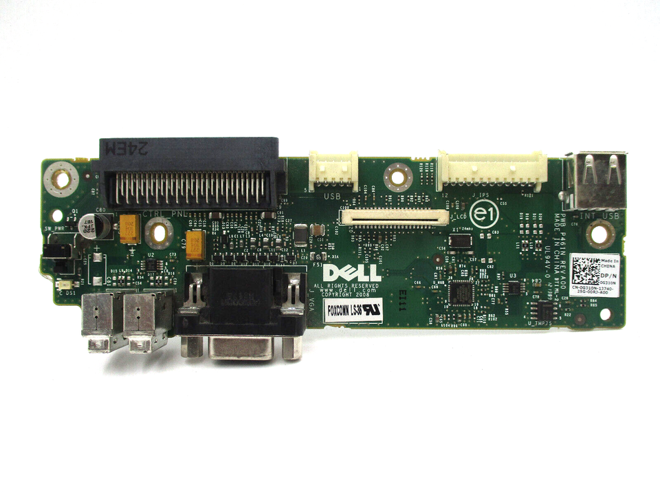 Dell PowerEdge R810/R815 Server I/O USB Control Front Panel Dell P/N ...