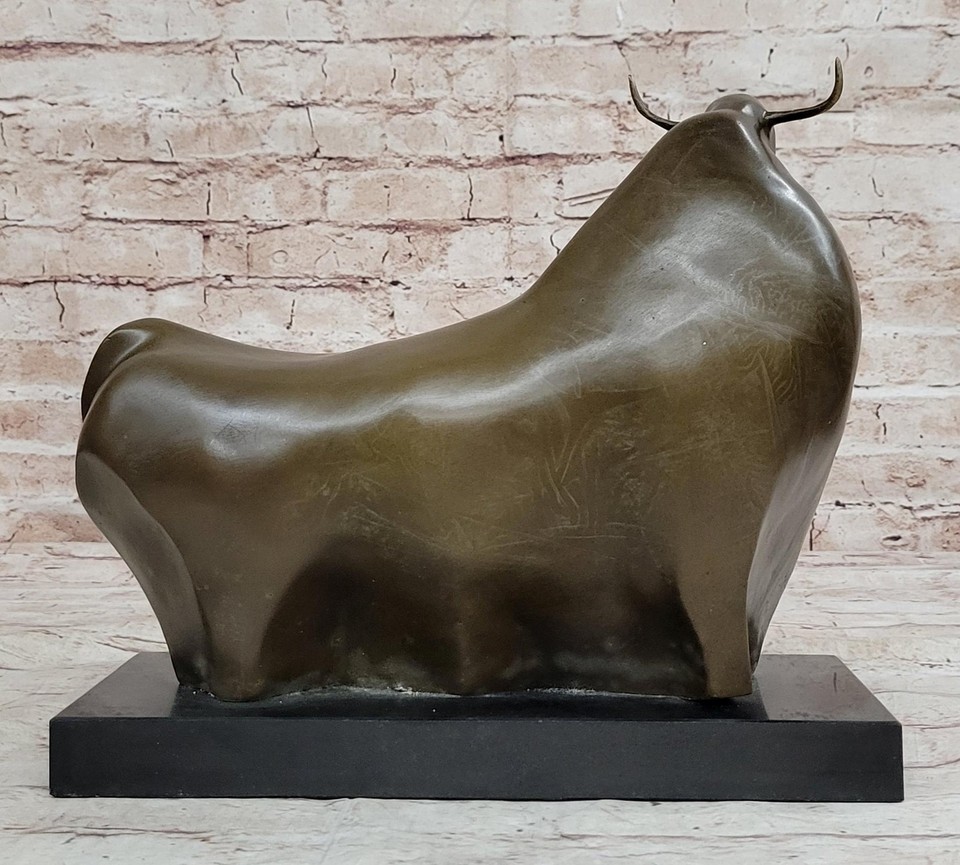 Fernando Botero Bull Bronze Sculpture Figure Abstract Signed Art on ...