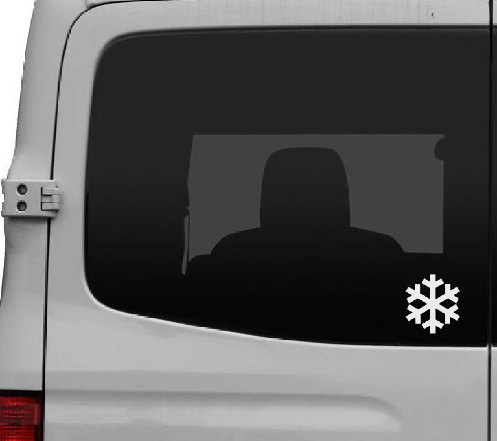 SNOW STICKER FLAKE SKI SNOWBOARKING 110mmH Mt Buller Mt Hotham Car 4X4 ...