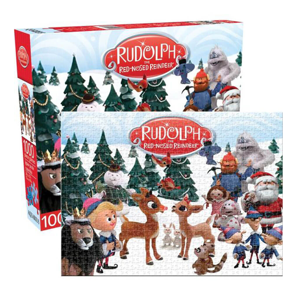Rudolph La Renna dal Naso Rosso Puzzle da 1000 pezzi Super divertente ...