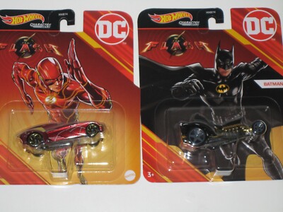 2 - 2021 HOT WHEELS DC CHARACTER CARS : "THE FLASH" - BATMAN / FLASH ...