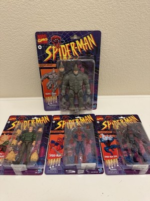 Marvel Legends Lot Of 4/ Retro Spider-Man/ Rhino/ Sandman/ 2099 ...