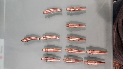 Victor Cutting Torch Tips Stright And Curf Tips Multiples And Different ...