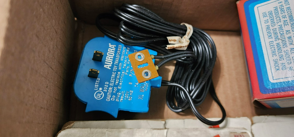 Lot #733 Aurora Xlerators Slotless Racing Terminal, Curved Track & Wall ...