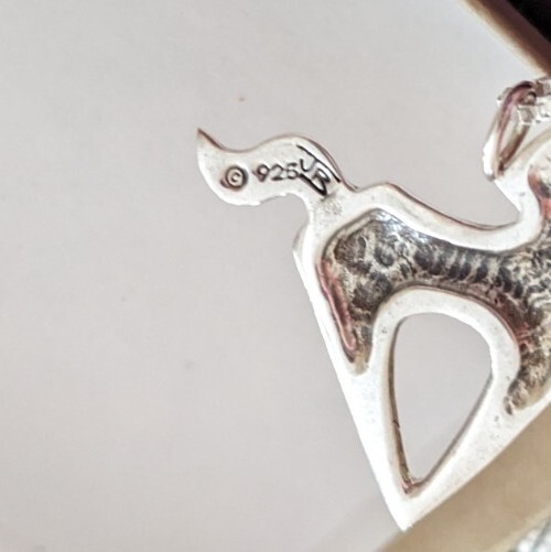 Zodiac Necklace Capricorn Equestrian Pony Jeni Benos Artisan 925 ...
