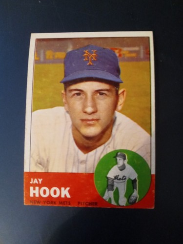 1963 Topps Jay Hook Card #469 excellent- near mint (see scan) | eBay