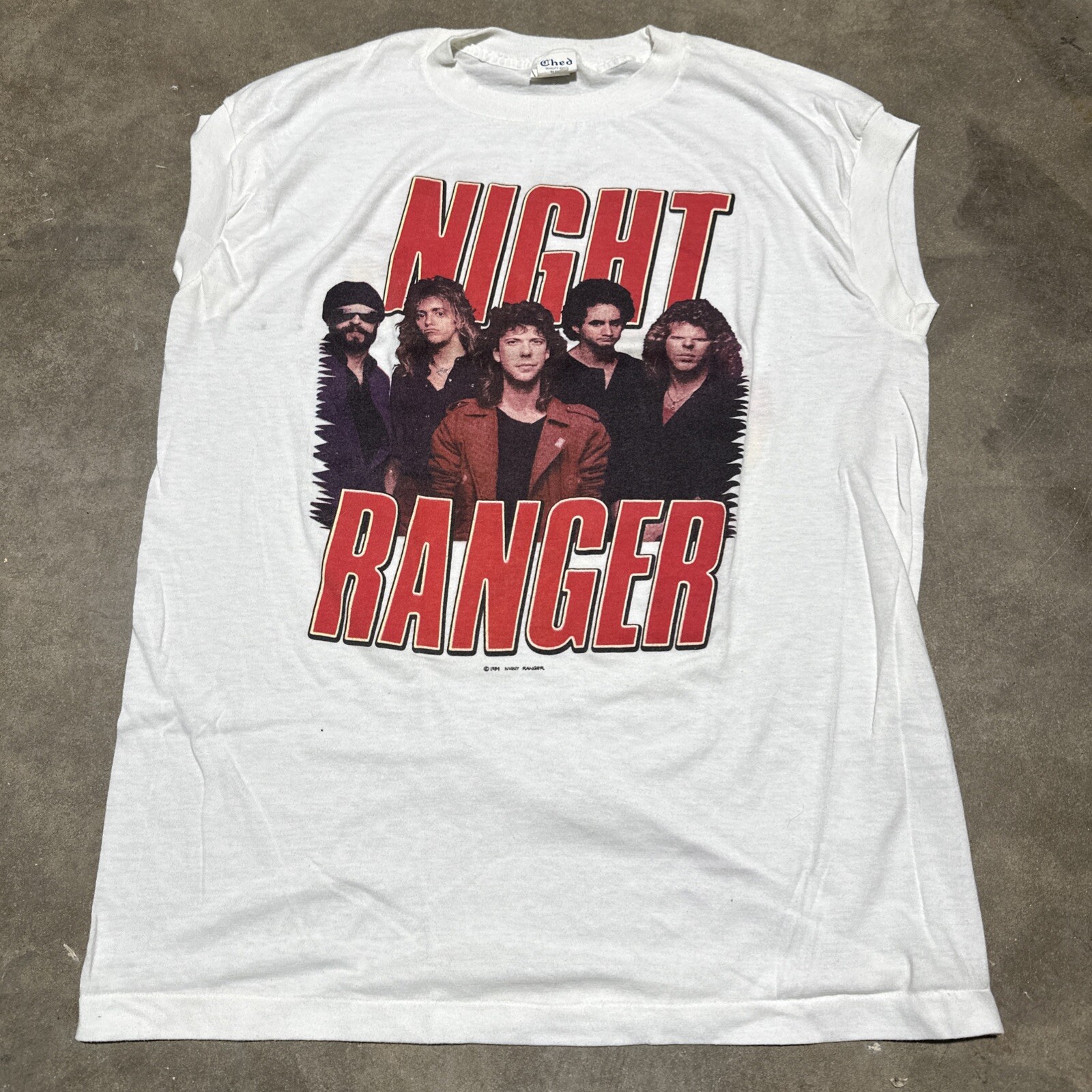 Vintage 1984 Night Ranger Tour Shirt - Gem