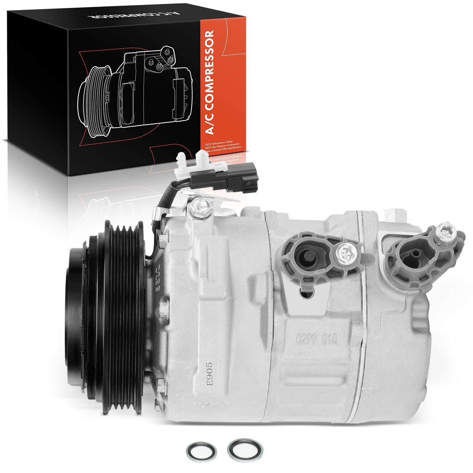 New AC A/C Compressor for Ford F-150 2018 2019 2020 V8 5.0L 7SAS17C ...