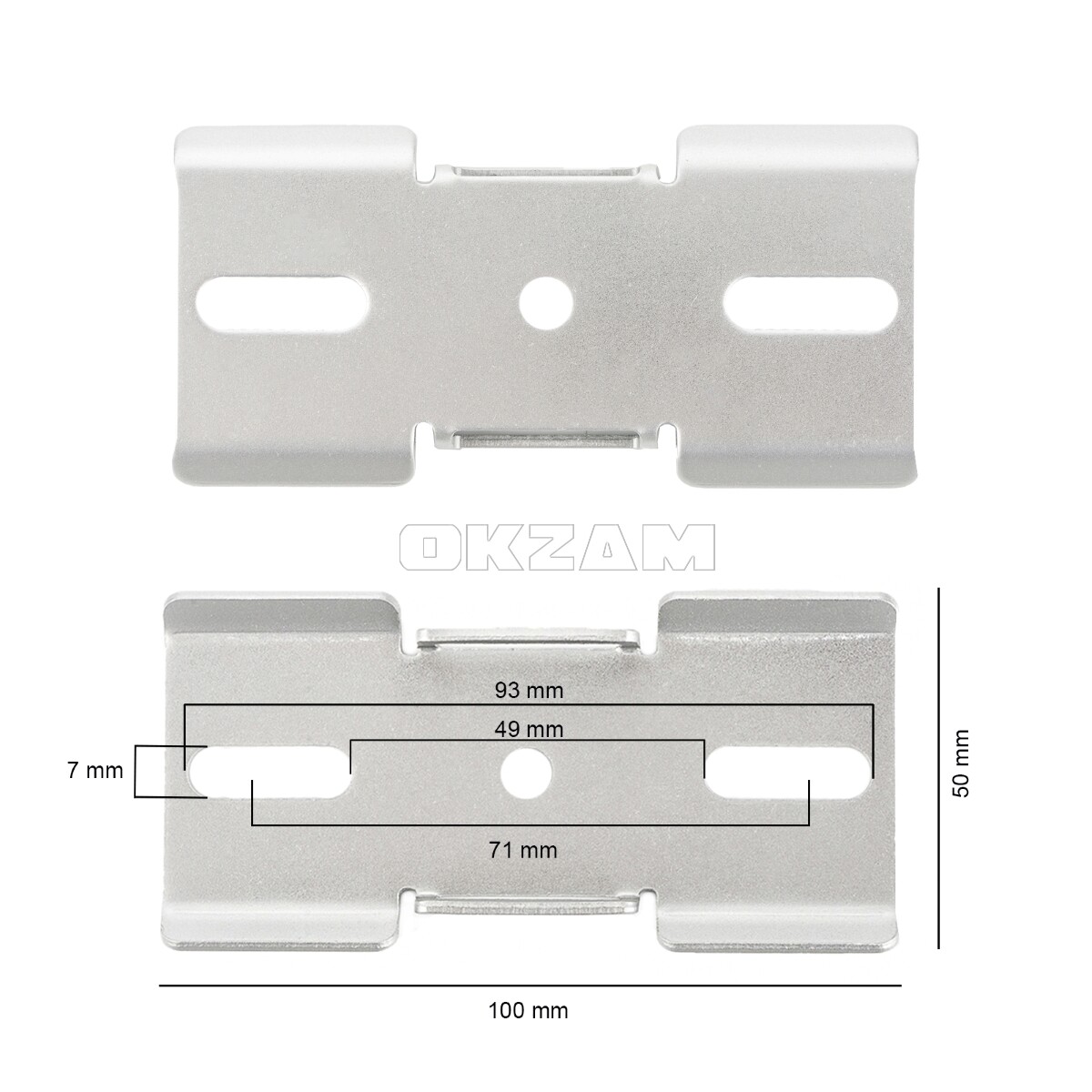 Assembly Kit Roof Box u-Bracket 80mm Box Metal Mounting for Mercedes ...