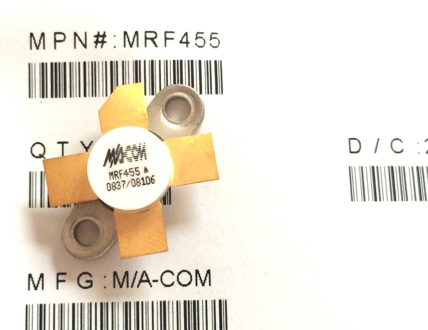 2 Pieces | MRF455 RF NPN Power Transistor | eBay Australia