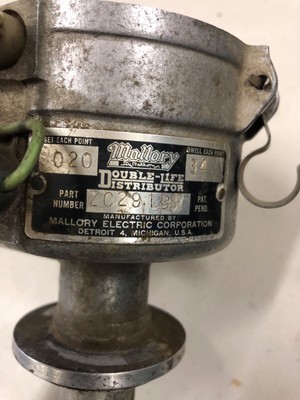 VINTAGE MALLORY DOUBLE LIFE (DUAL POINT) DISTRIBUTOR FOR SMALL BLOCK ...