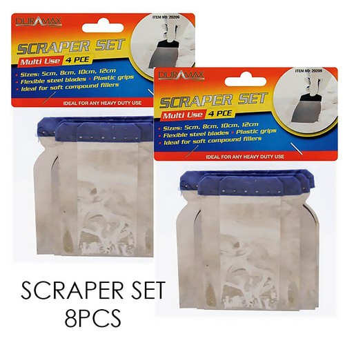 2 Sets Heavy Duty Multi Purpose Scraper Set (5cm, 8c, 10cm & 12cm) AU ...