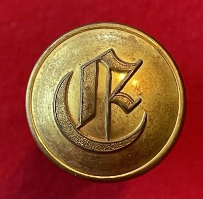 Civil War Confederate ENGINEER "E" BUTTON HT&B Manchester Superb! | eBay