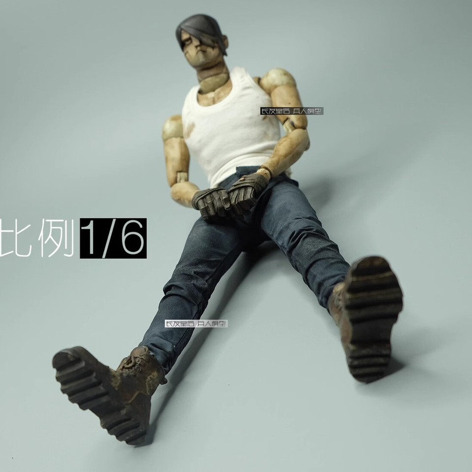 1/6 Scale Male Trendy Distressed Pants Model For 12" Action Figure Body ...